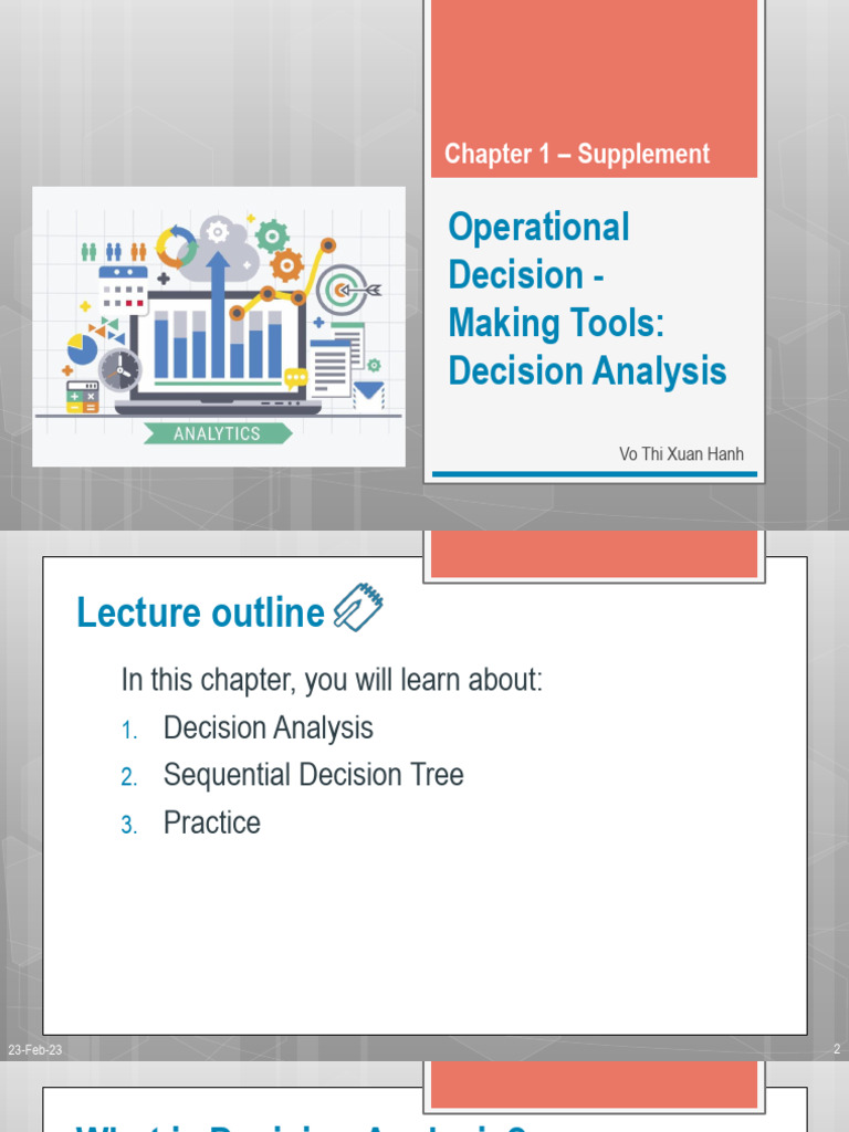 Chap 1.2 - Operational Decision - SV | PDF | Applied Mathematics