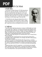 TIỂU SỬ PHẠM VĂN ĐỒNG | PDF