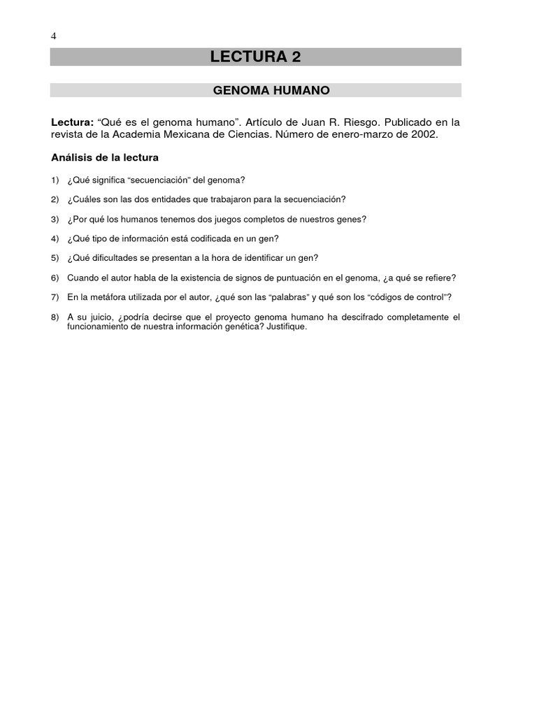 Genomasur Genoma Humano | PDF | Adn | Nucleótidos