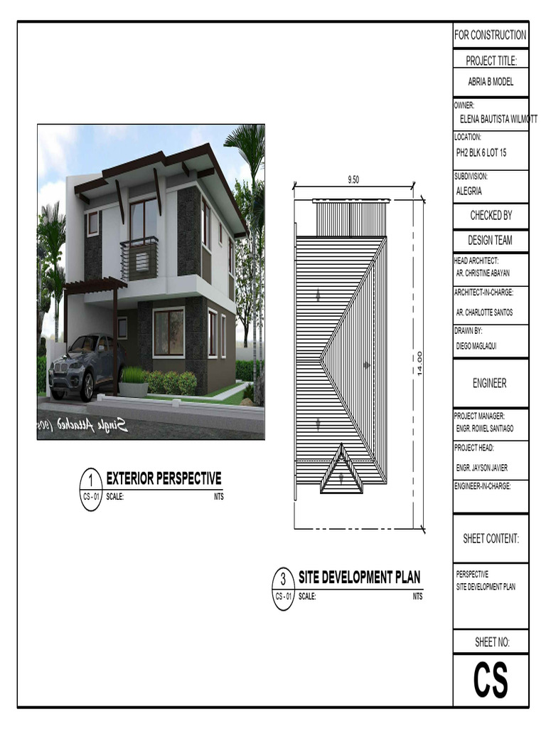 Site Development Plans for Abria B Model | PDF | Queensland Heritage ...