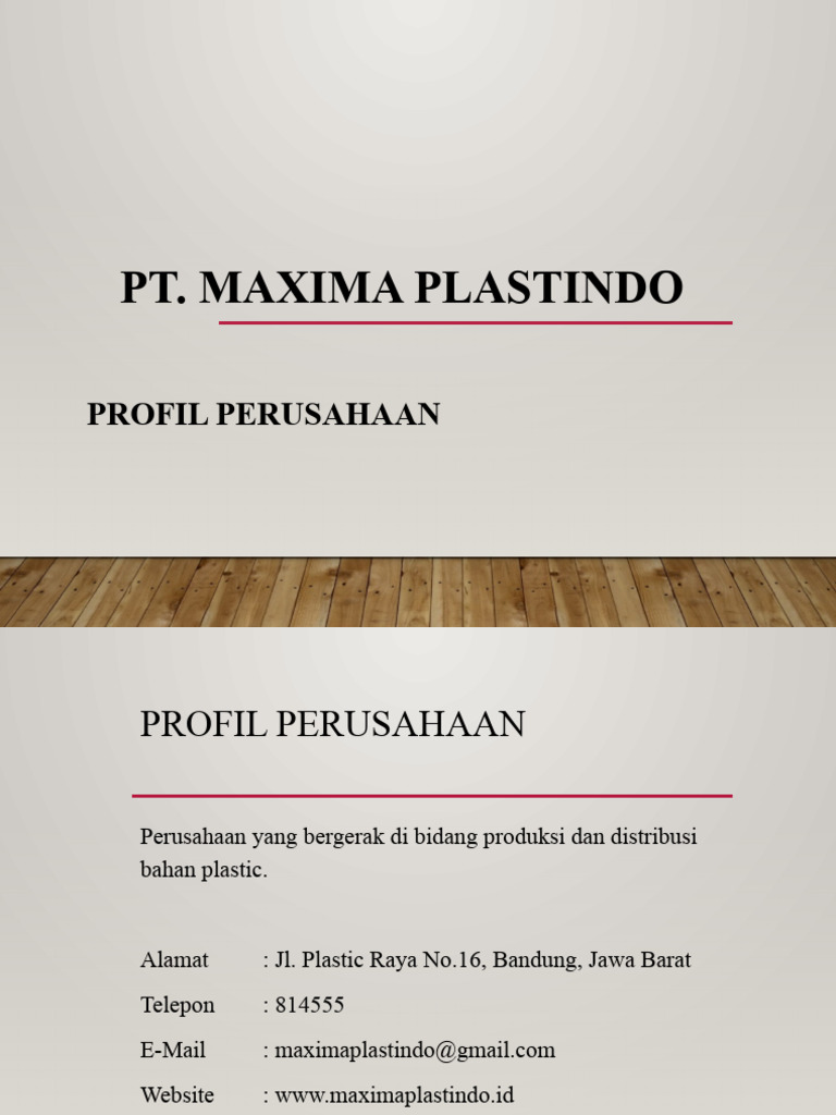 Profil Perusahaan | PDF | Bisnis | Seni