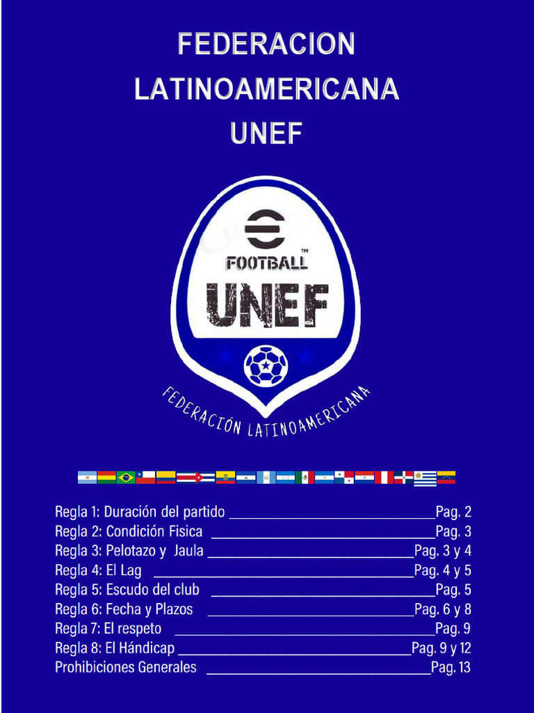 REGLAS OFICIALES UNEF v3.0 | PDF