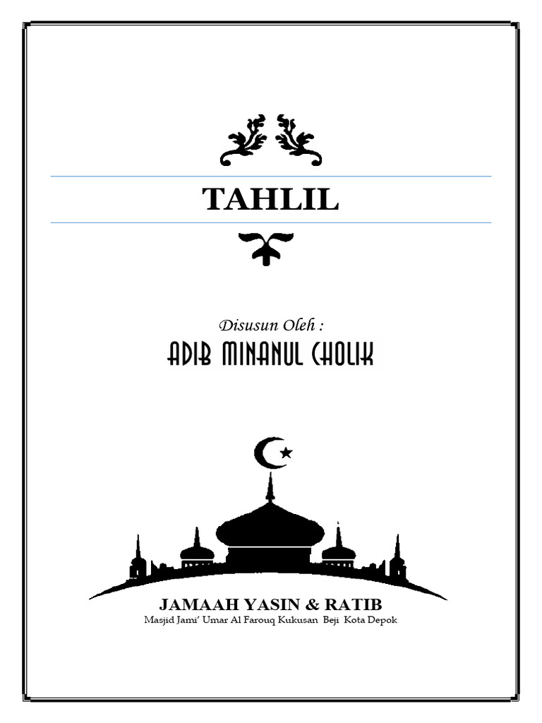 Tahlil Al Hikam | PDF