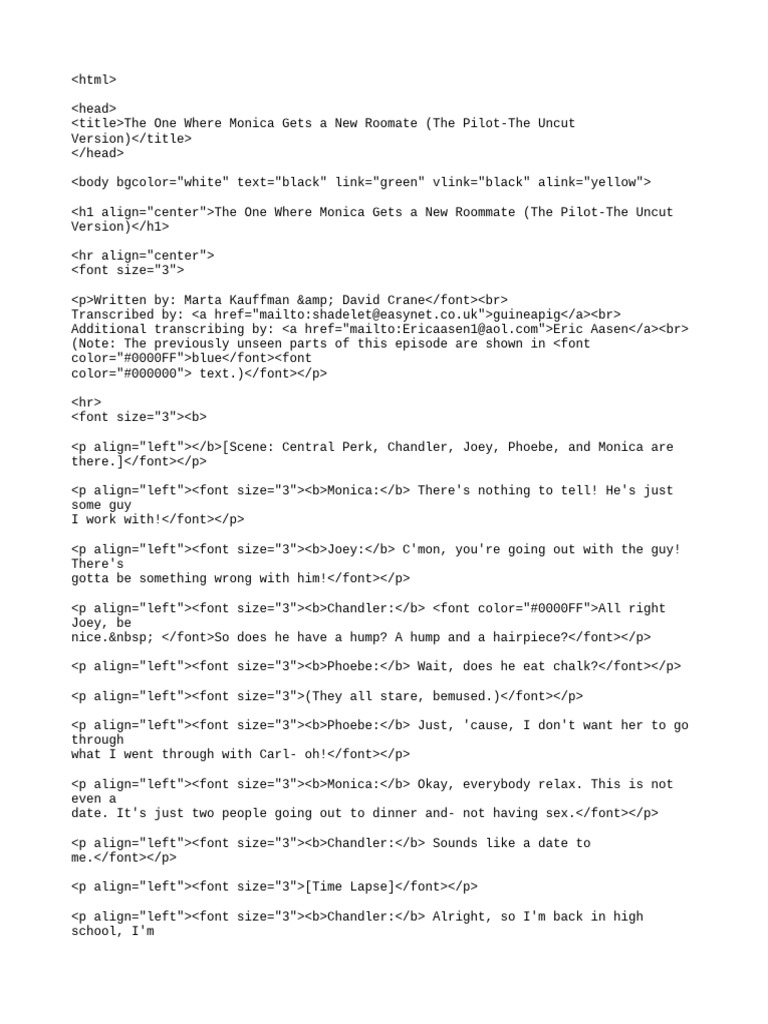 0101 | PDF | Friends