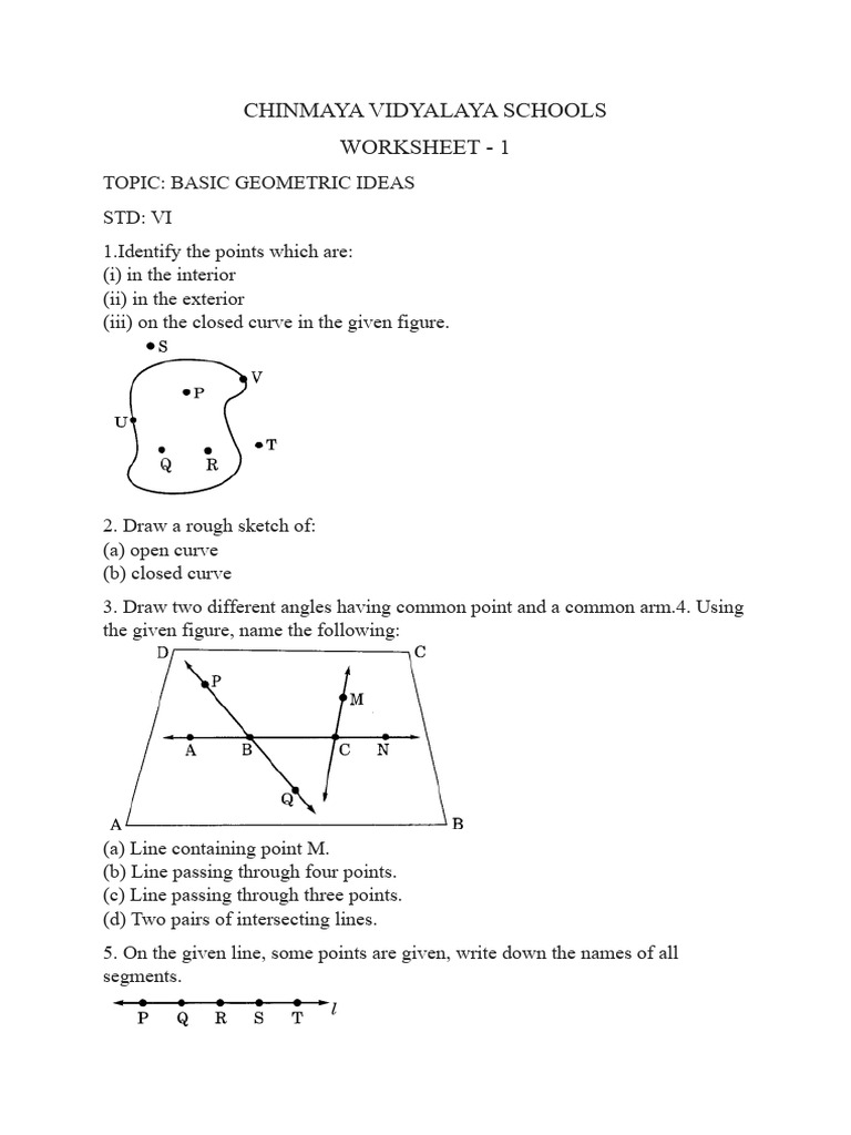 Basic Geometric Ideas | PDF