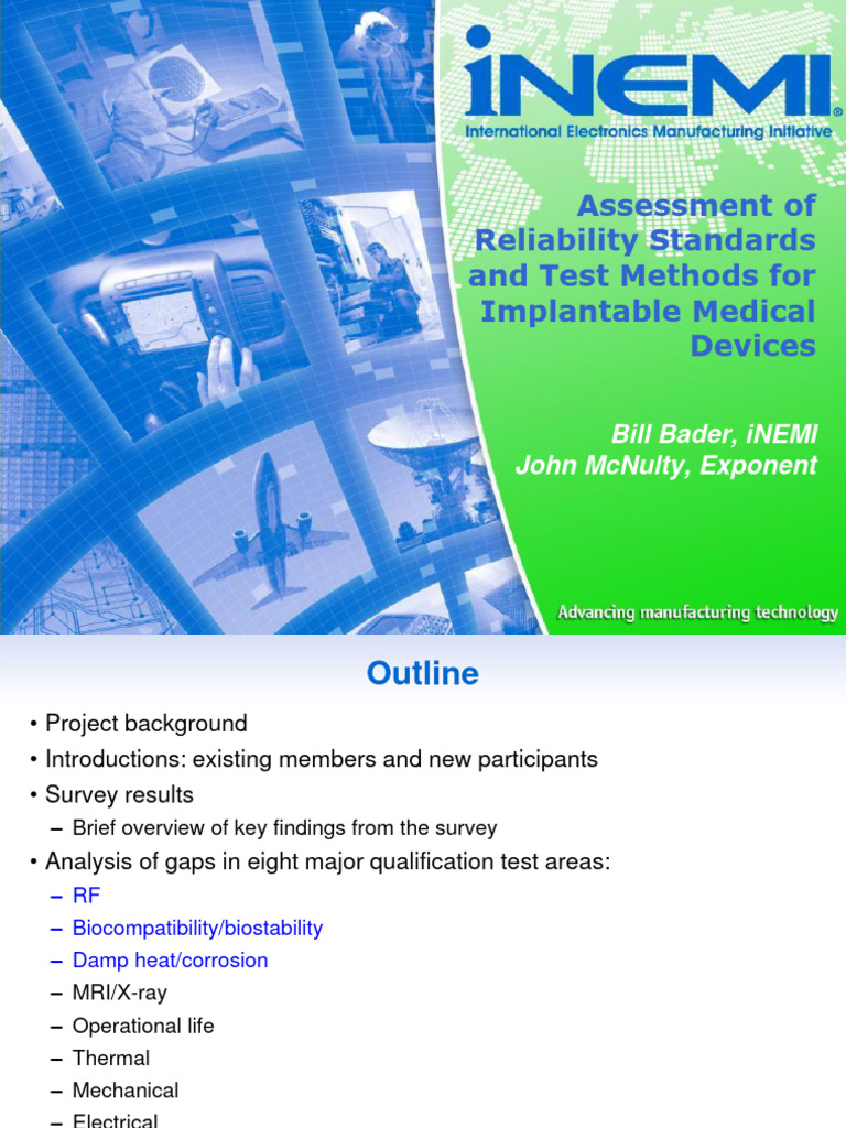 Assessment Reliability Implantable Medical Electronics | PDF ...