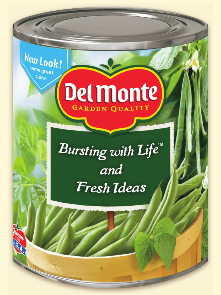 Del Monte-Drained Label293 | PDF | Nutrition Facts Label | Vegetables
