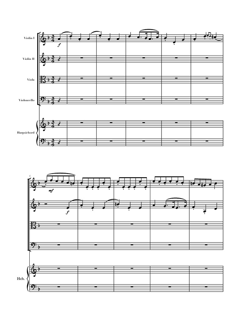 fugue in d minor (1) | PDF | Musical Compositions | Baroque Music