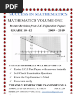 Ecz g9 Maths p1 2023 - 2014 Compiled by KDC | PDF