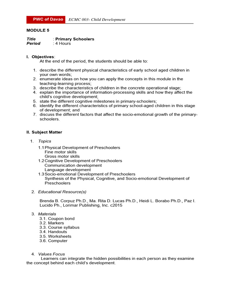 Module 5 | PDF | Psychology | Behavioural Sciences