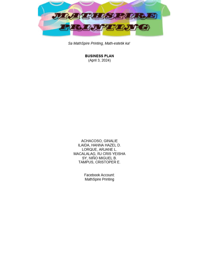 Business Plan Template 1 Download Free Pdf Pricing Product Business