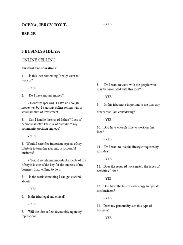 Angelica J. Baculanlan BSE-2B | PDF | Sales | Customer