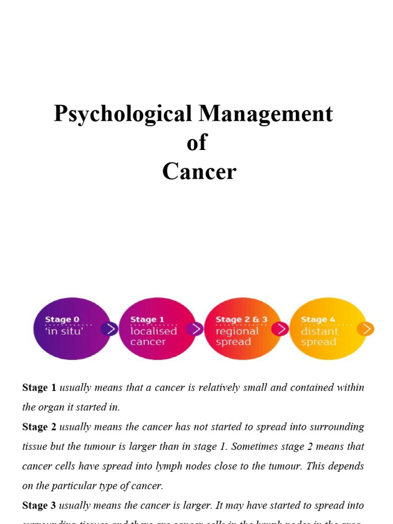 Psychological Strategies for Cancer Care | PDF | Psychotherapy | Cancer