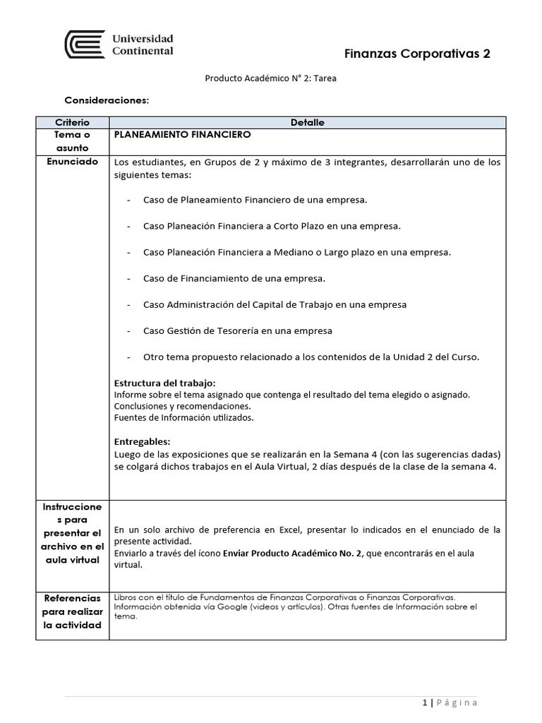 Pa02 FC2 | PDF | Business | Planificación
