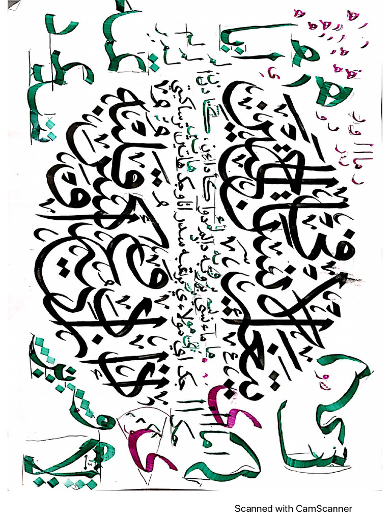 Pembetulan Kaedah Khat Nasakh | PDF