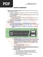 ICAO Recommended Airport Signs - Runway and Taxiway Markings | PDF ...