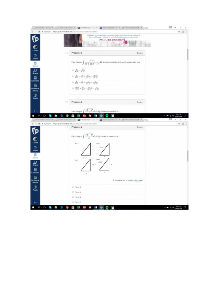 Quiz Calculo Integral Alexander | PDF