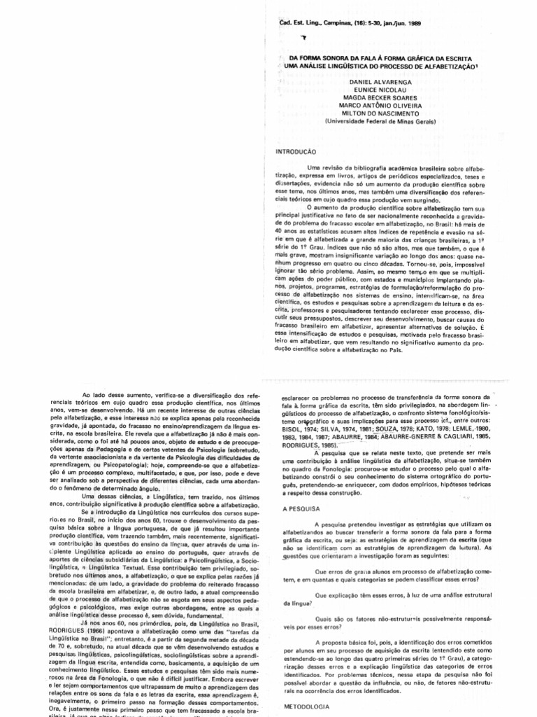 Alvarenga Et Al 1989 | PDF