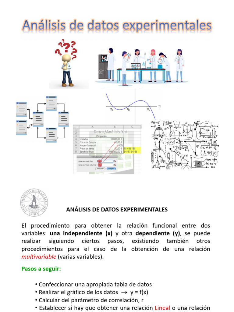 Análisis de Datos Experimentales | PDF | Ecuaciones | Variable ...