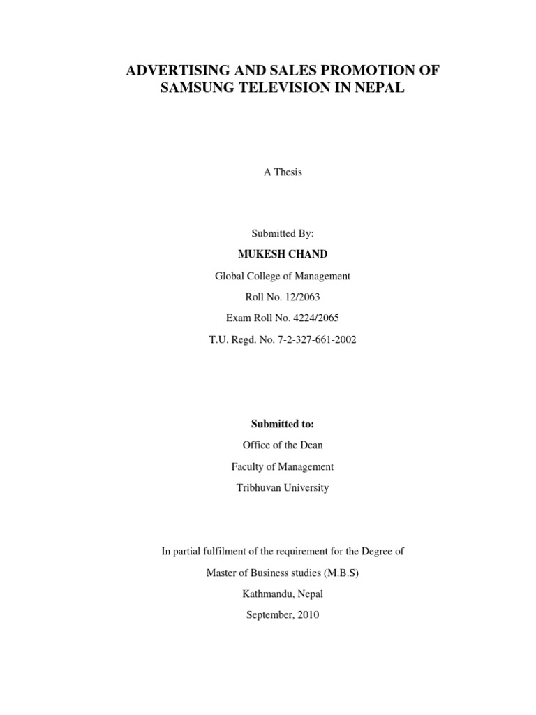 Full Thesis Advertising | PDF | Marketing | Brand