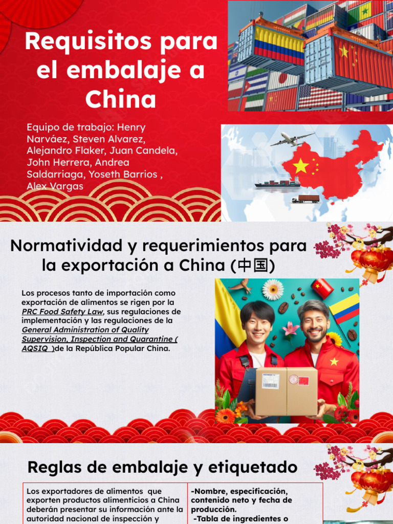 Requisitos para Exportación A China | PDF | café | Alimentos
