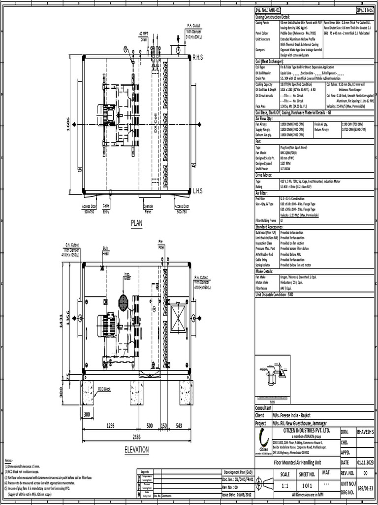689-23 - GAD (1) - Model | PDF | Heat Exchanger | Mechanical Engineering