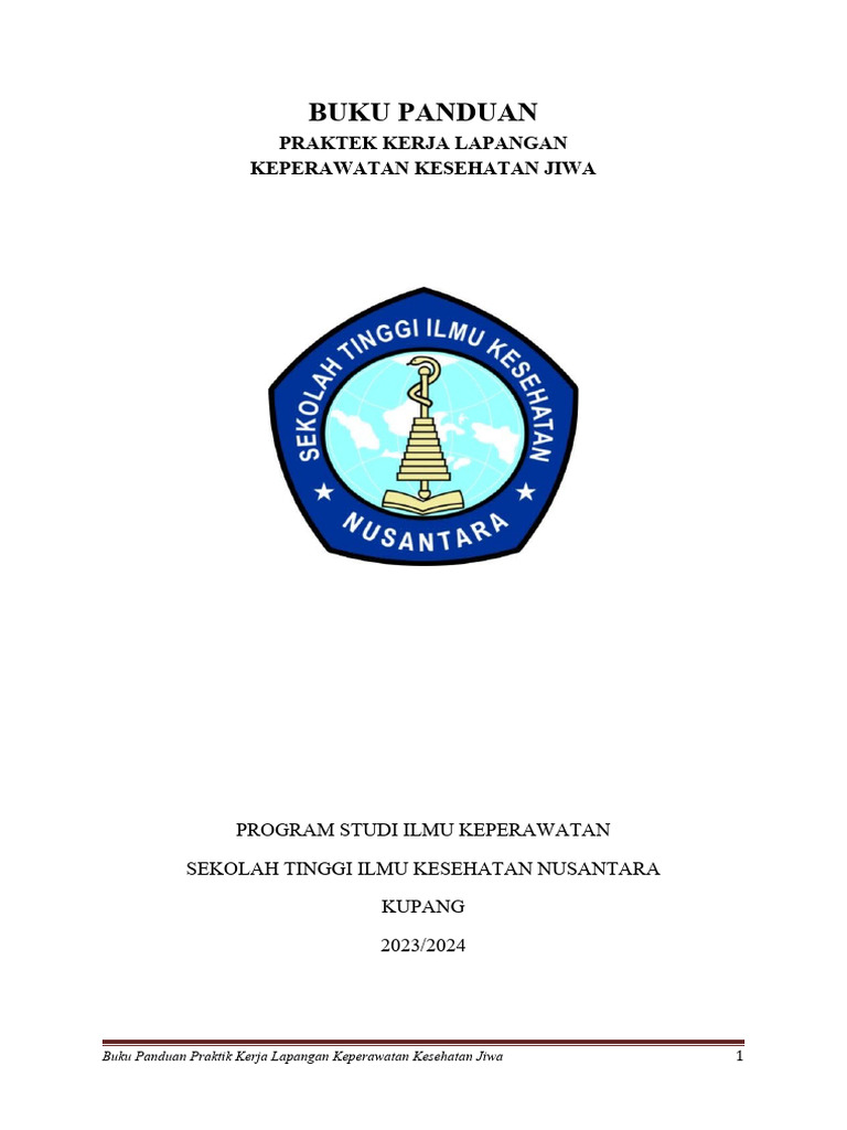 Buku Panduan Praktek Keperawatan Jiwa | PDF