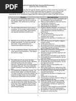 Situational Leadership Self Assessment | PDF | Leadership | Competence ...