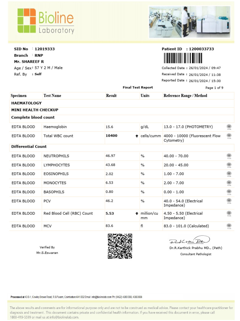 Bioline Reports 12019333 | PDF | Creatinine | High Density Lipoprotein