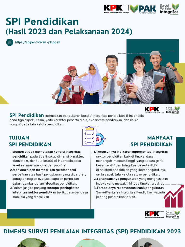 SPI Pendidikan Hasil 2023 Dan Sosialisasi SPI Pendidikan 2024 | PDF
