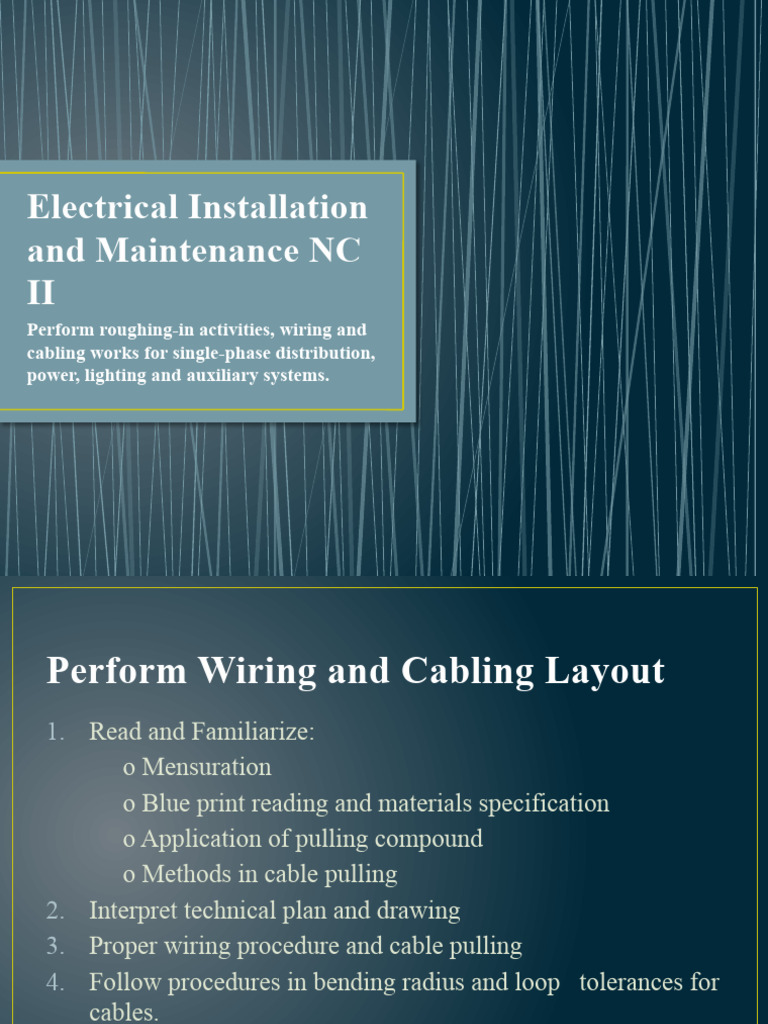 TM 1 PowerPoint | PDF | Electrical Engineering | Equipment
