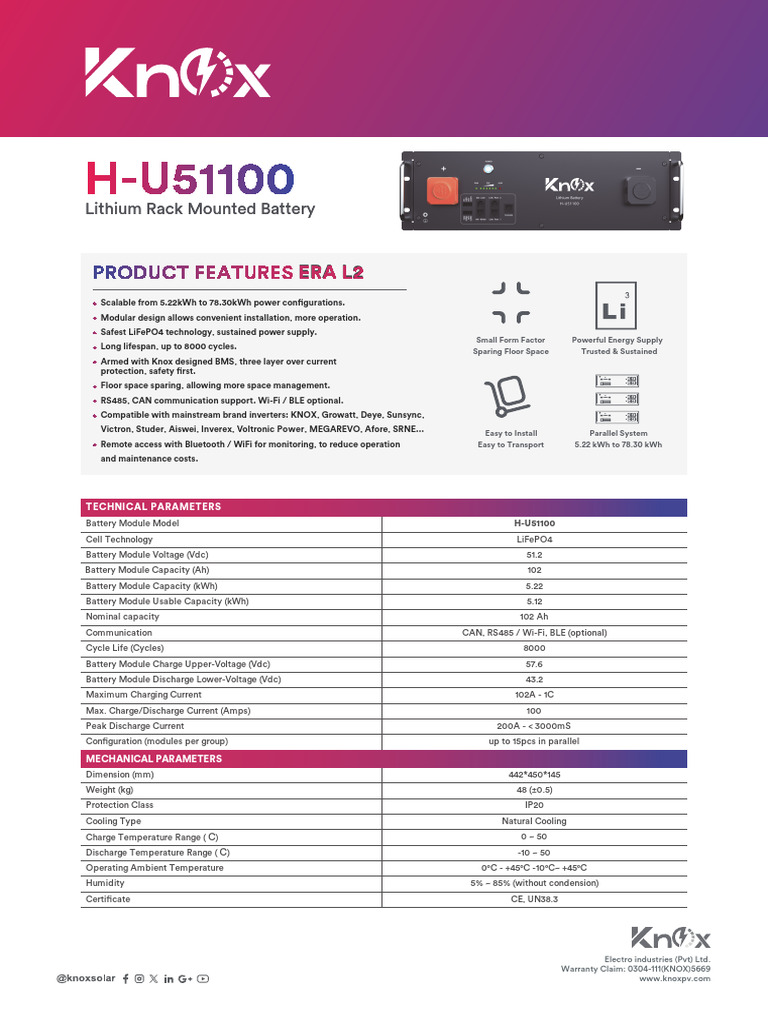 Battery ERA L2 and LIO | PDF | Manufactured Goods | Battery (Electricity)