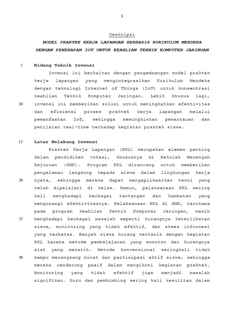 Deskripsi Paten Devani Putri Adocx | PDF