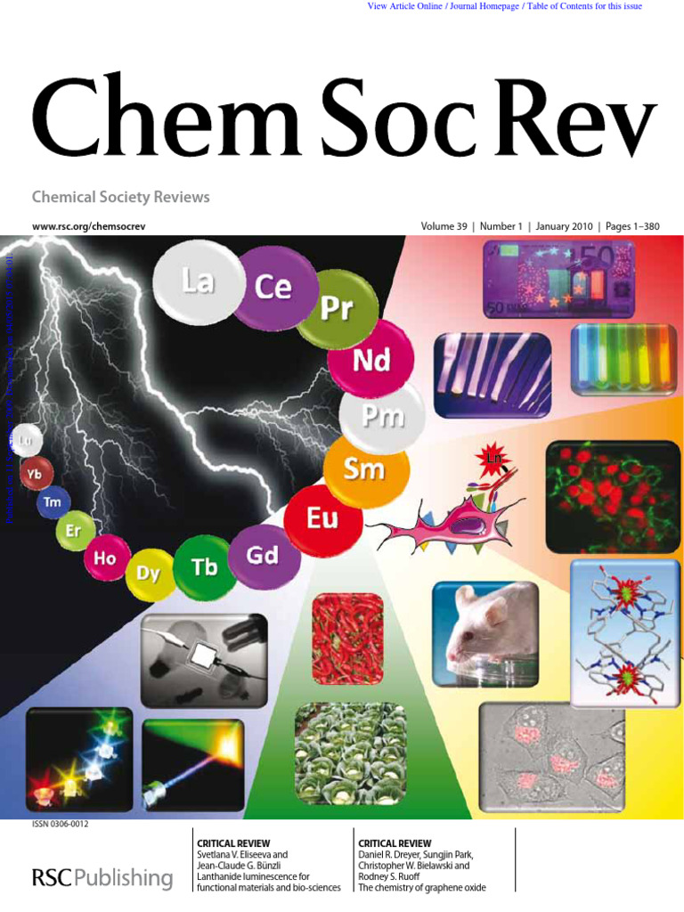 Bunzli - Chem Soc Rev - 2010 - Lanthanide Luminescence For Functional Materials and Bi | PDF ...
