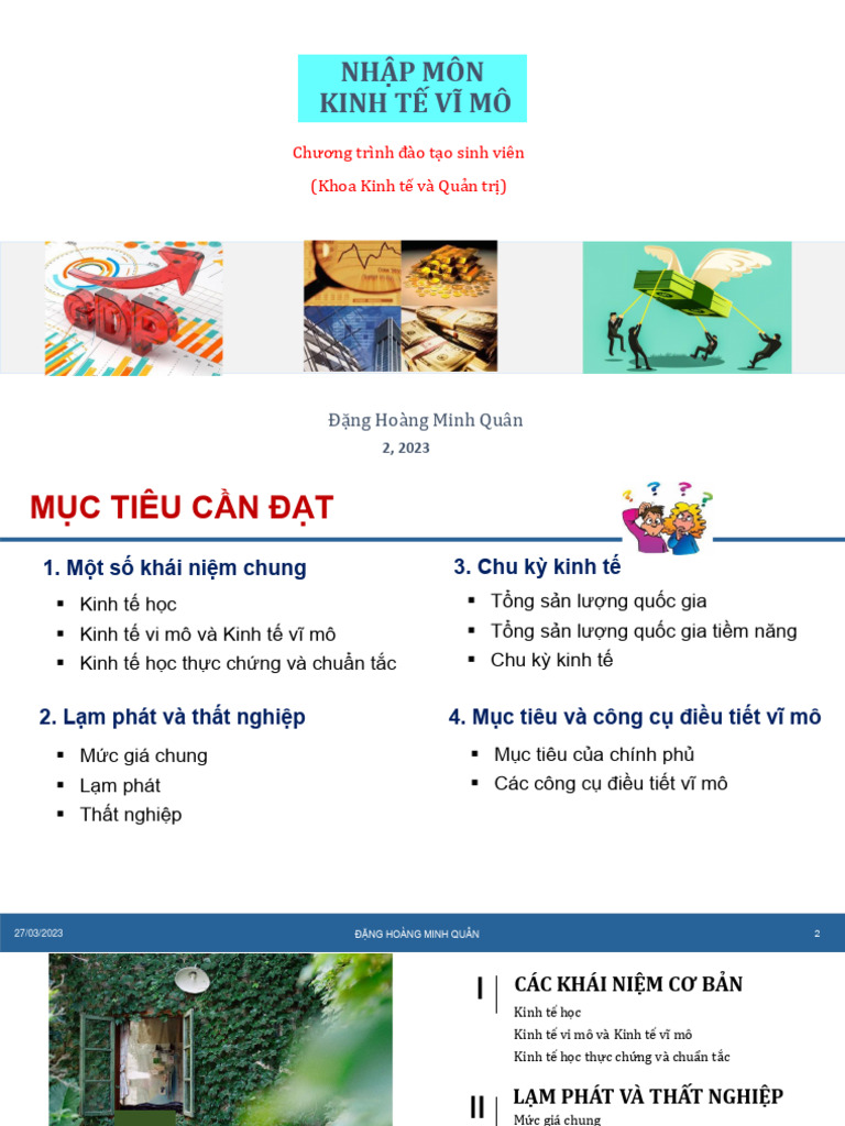 Chuong 1 - Nhap Mon Kinh Te Vi Mo Macro | PDF