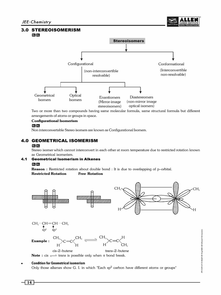 Stereochemistry Chemistry | PDF