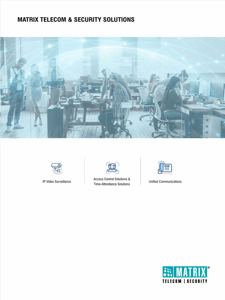 Matrix Comsec Brochure 1 | PDF | Access Control | Telephone