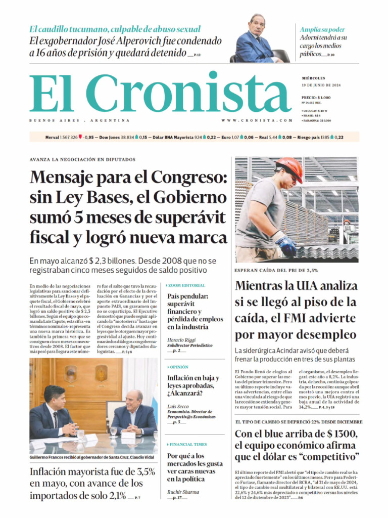 ElCronista 20240619 | PDF