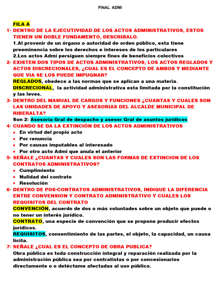 Final Admi 1 | PDF | Business | Legislador