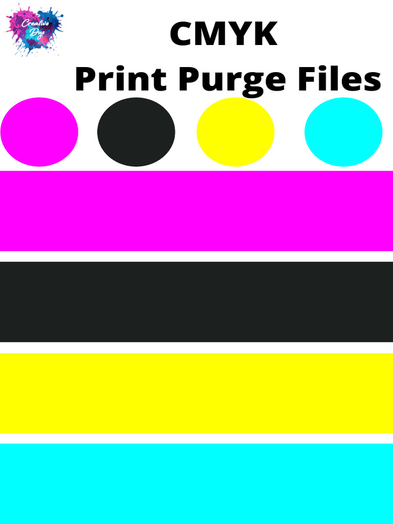 CMYK Print Purge Files | PDF