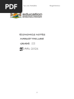 Market Failure Grade 12 | PDF | Externality | Market (Economics)