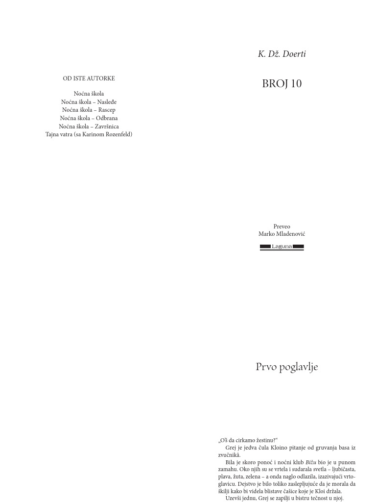 Broj 10: K. Dž. Doerti | PDF