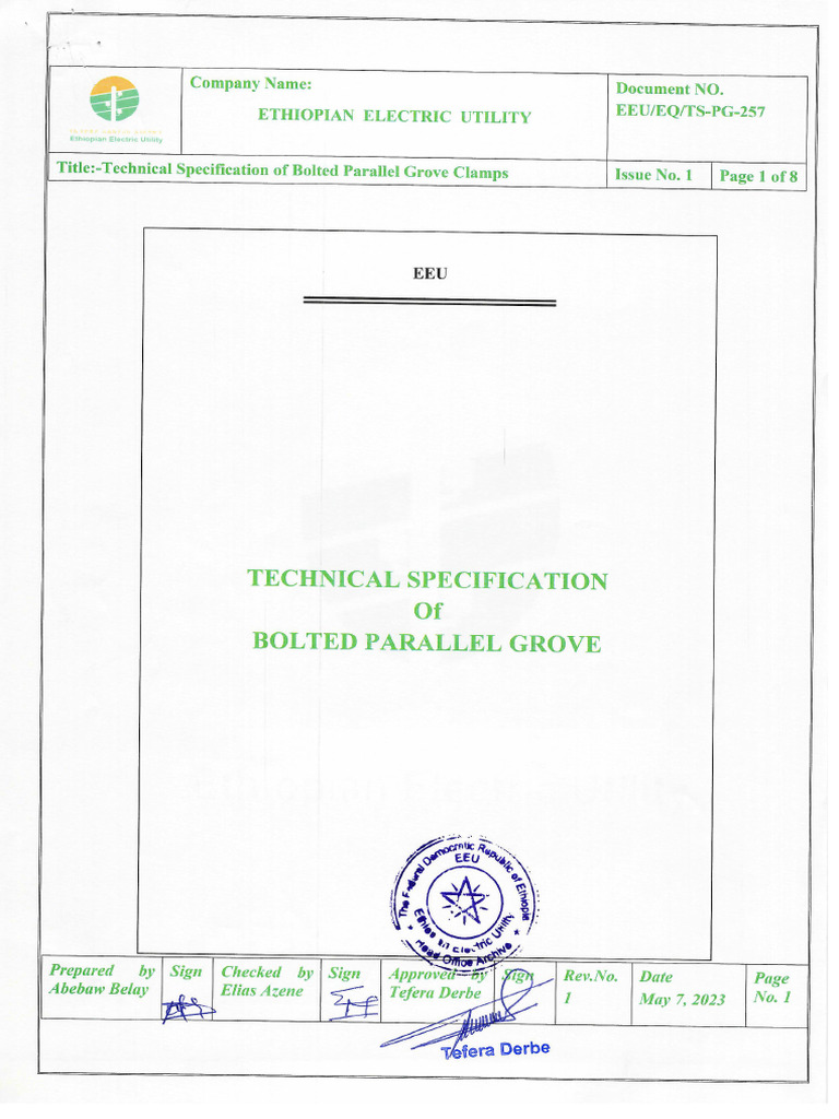 Parall Groves Clamp Specification | PDF
