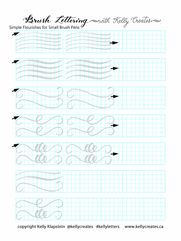 March 2017 Kellyklapstein Flourish Free Worksheet | PDF