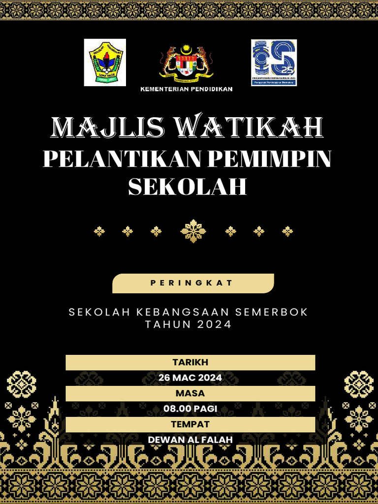 BUKU PROGRAM WATIKAH PELANTIKAN PENGAWAS 2024 | PDF BUKU PROGRAM WATIKAH PELANTIKAN PENGAWAS 2024 | PDF