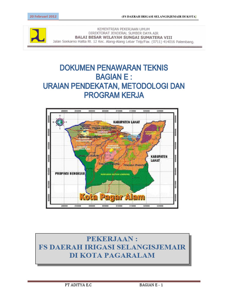 Pendekatan Irigasi Pagaralam 2012 | PDF | Teknologi & Rekayasa | Komputer