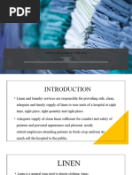 Linen Handling Unit Guidelines for Hospitals | PDF | Laundry | Hospital