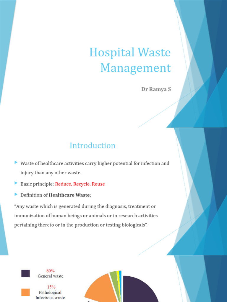 Hospital Waste Management | PDF