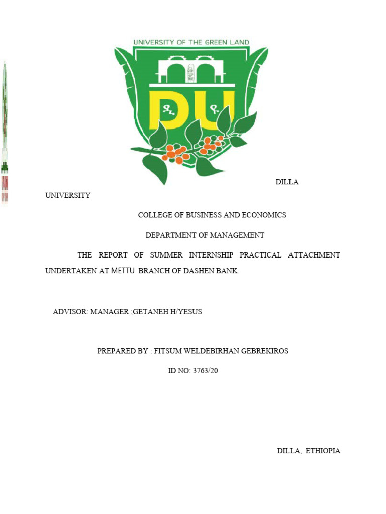 Internship Fitse | PDF | Cheque | Deposit Account