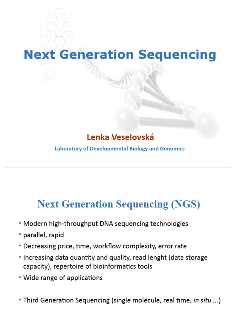 Next Generation Sequencing | PDF | Dna Sequencing | Rna